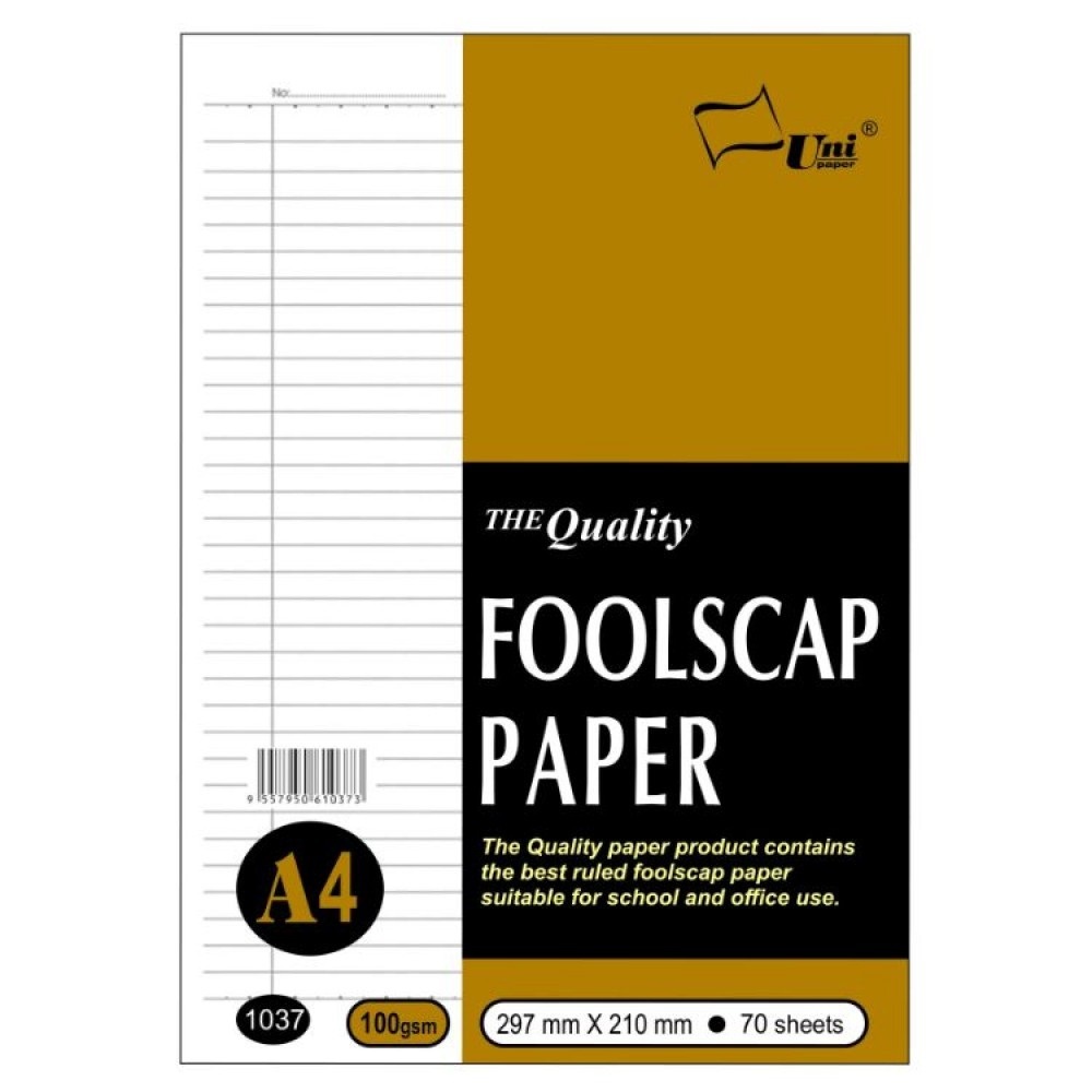 UNI Foolscap Paper - A4 70gm (70 Sheets) | Shopee Malaysia