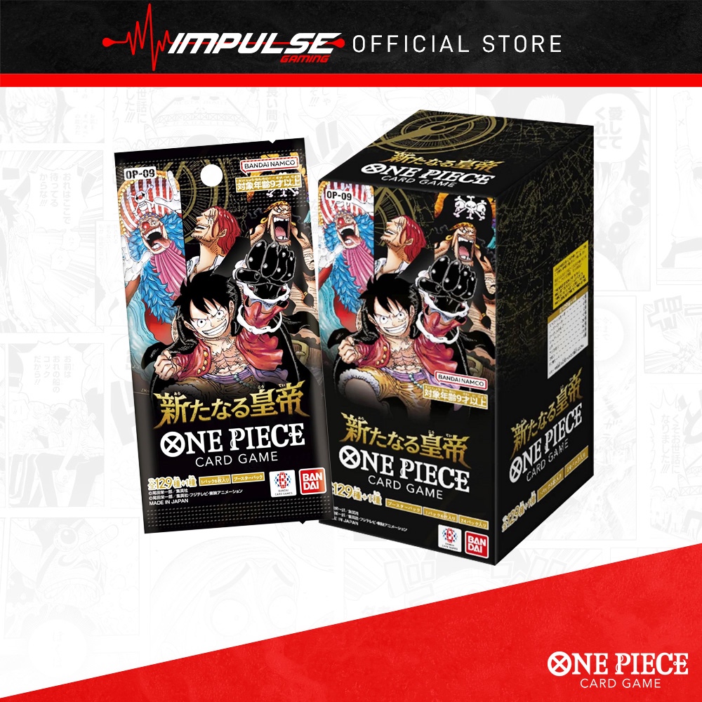 One Piece TCG [JAPAN VERSION]: Booster Pack / Box: OP09 Four Emperors ...