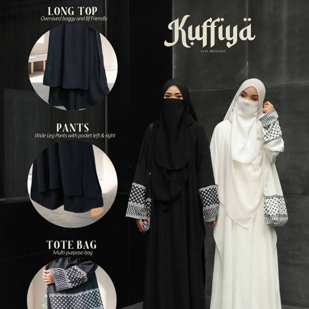 JELITA WARDROBE - KUFFIYA SUIT | Shopee Malaysia