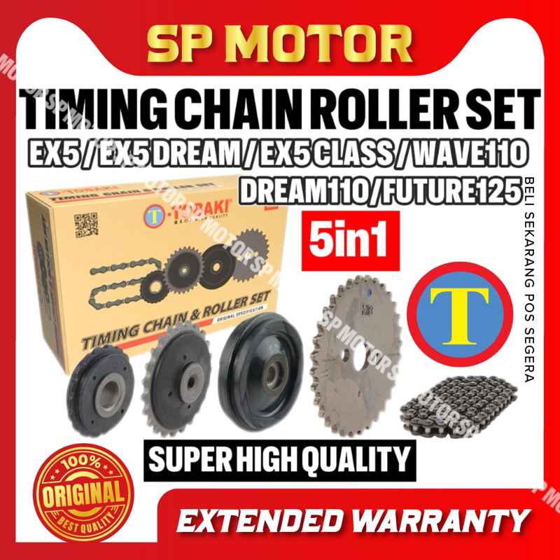 EX5 DREAM WAVE100 CLASS WAVE110 DREAM110 FUTURE TOBAKI TIMING CHAIN ...