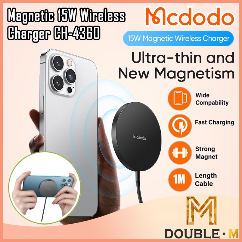 MCDODO Magnetic Wireless Charger Fast Charger CH-4360 550 2330 LED Qi ...