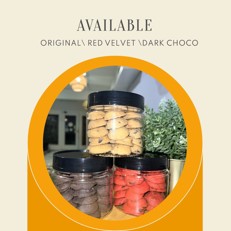 HALAL HOMEMADE COOKIES-ORIGINAL/DARK CHOCO/RED VELVET (40-42PCS | 250G ...