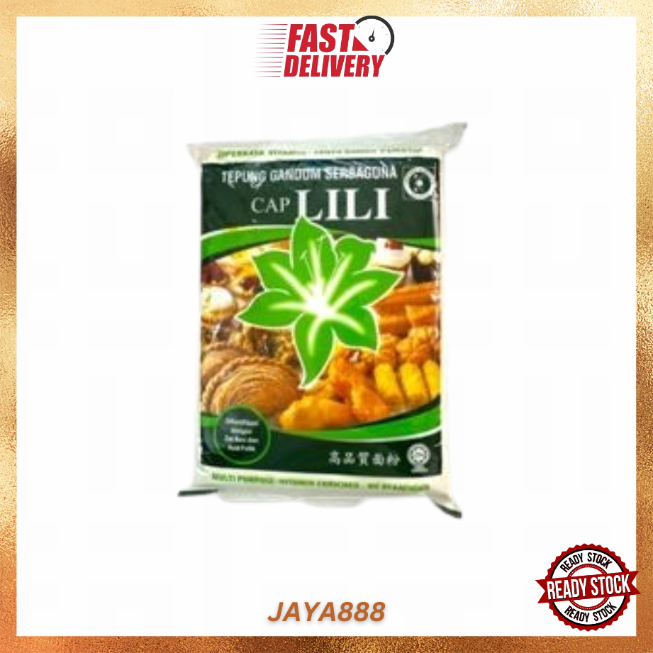 TEPUNG GANDUM CAP LILI / TEPUNG GANDUM SERBAGUNA / MULTI-PURPOSE FLOUR ...