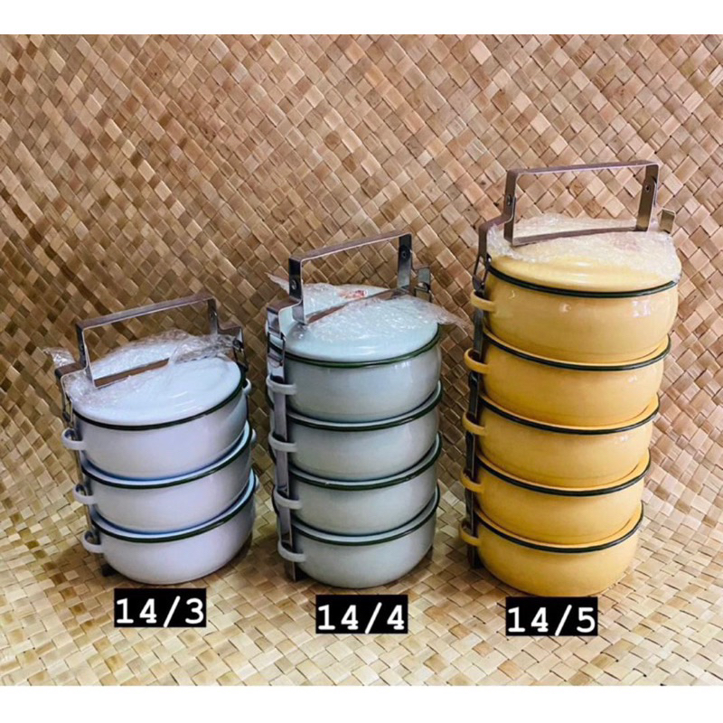 MANGKUK TINGKAT AYAN@MANGKUK TINGKAT CLASSIC@MANGKUK TINGKAT ENAMEL ...