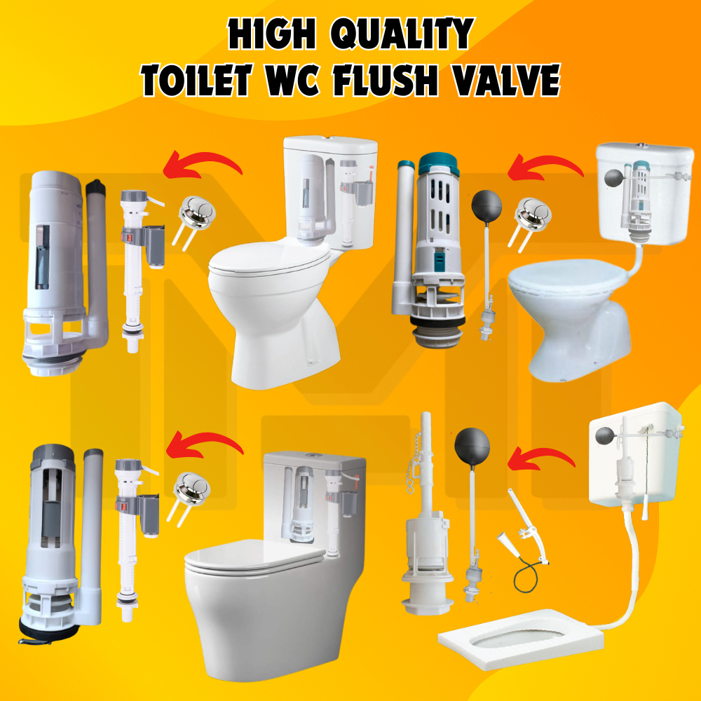 0034 50MM Full Set Toilet Water Tank Valve Toilet Water Tank Flush ...