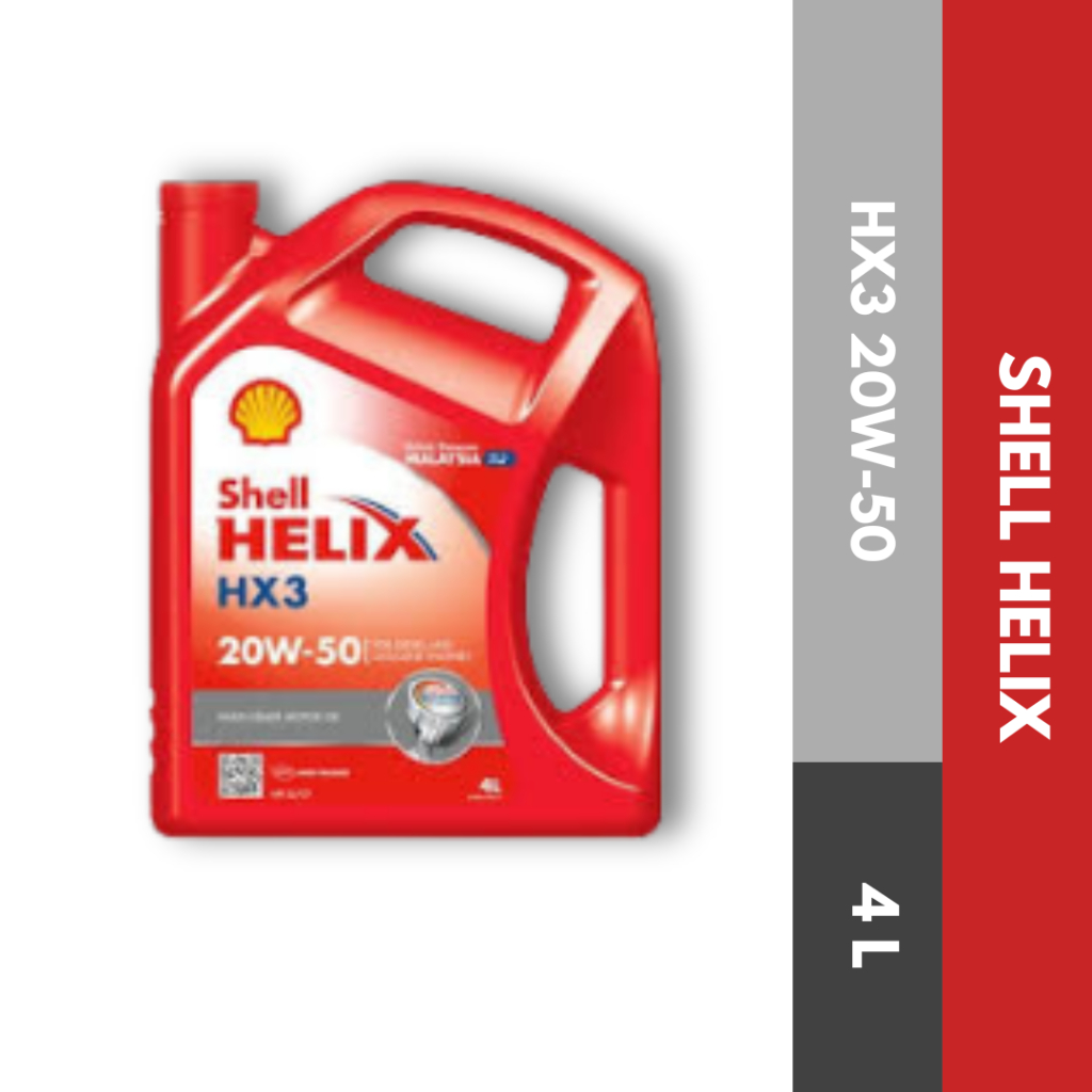 SHELL HELIX HX3 20W-50 4L (UNTUK PASARAN MALAYSIA) | Shopee Malaysia