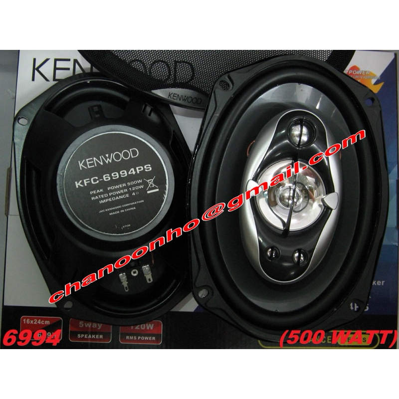 SONY SPEAKER 6X9 XS-FB6930 / KENWOOD KFC-6994PS SPEAKER 120W 5-WAY 6X9 INCH PERFORMANCE SERIES ...
