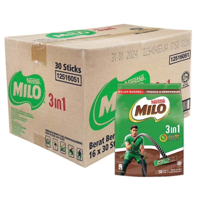 MILO FUZE 3IN1 ACTIV GO 1-16*30*33G | Shopee Malaysia