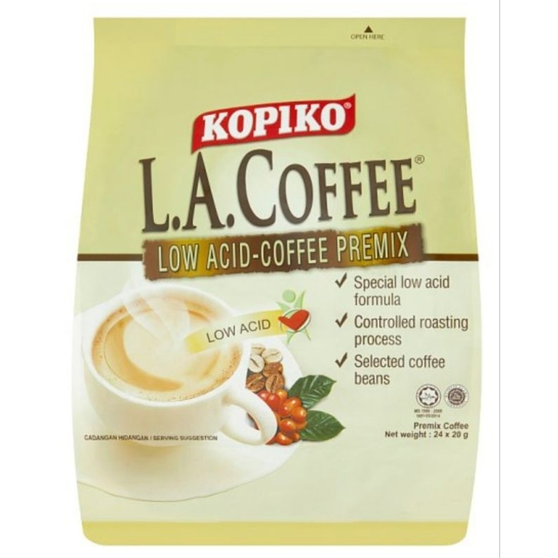 KOPIKO L.A. COFFEE LOW ACID-COFFEE MIX 504g (24s x 21g) | Shopee Malaysia