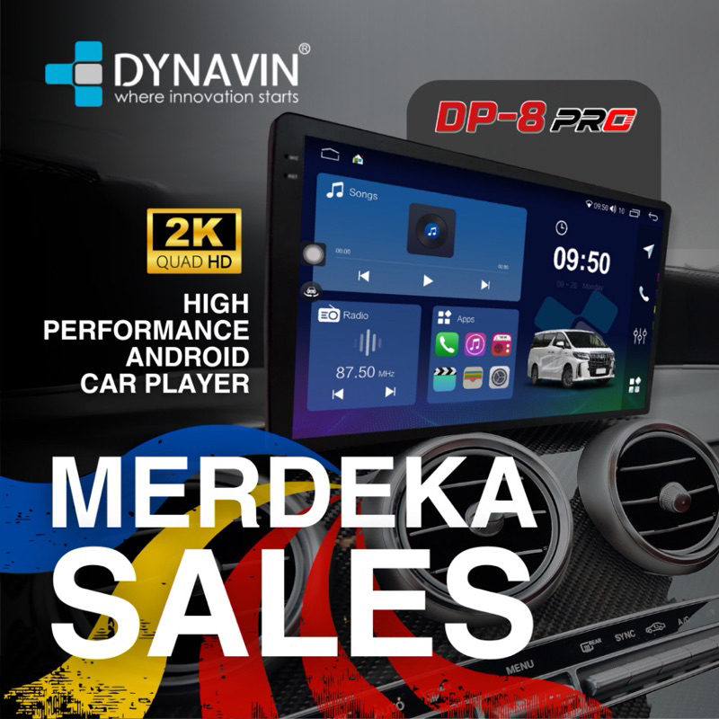DYNAVIN DP8 PRO 2K SERIES LIMITED TIME SUPER OFFER MERDEKA SALES ...