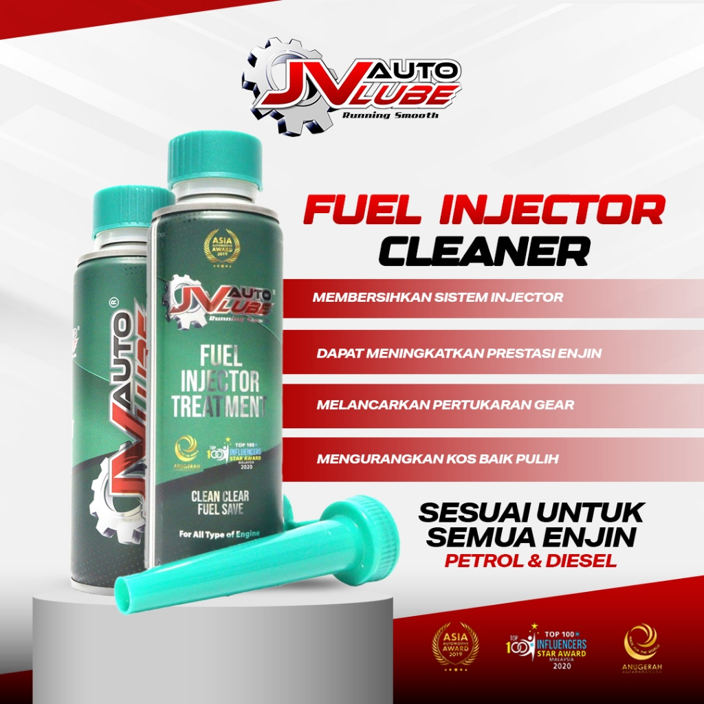 JV AUTO LUBE FUEL INJECTOR CLEANER - Treatment Injection System ...