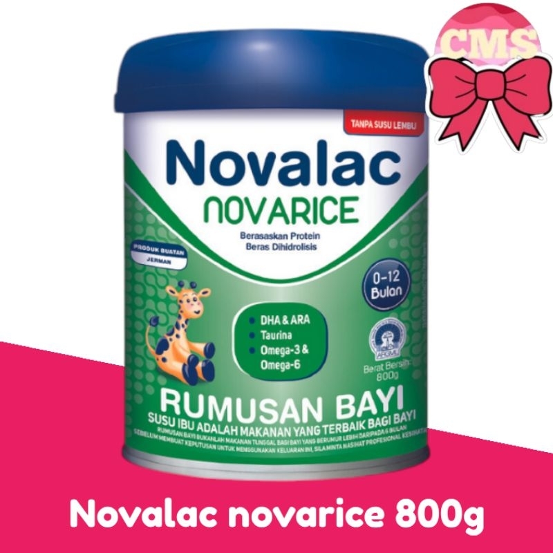 NOVALAC NOVARICE 0-12MONTH 800G | Shopee Malaysia