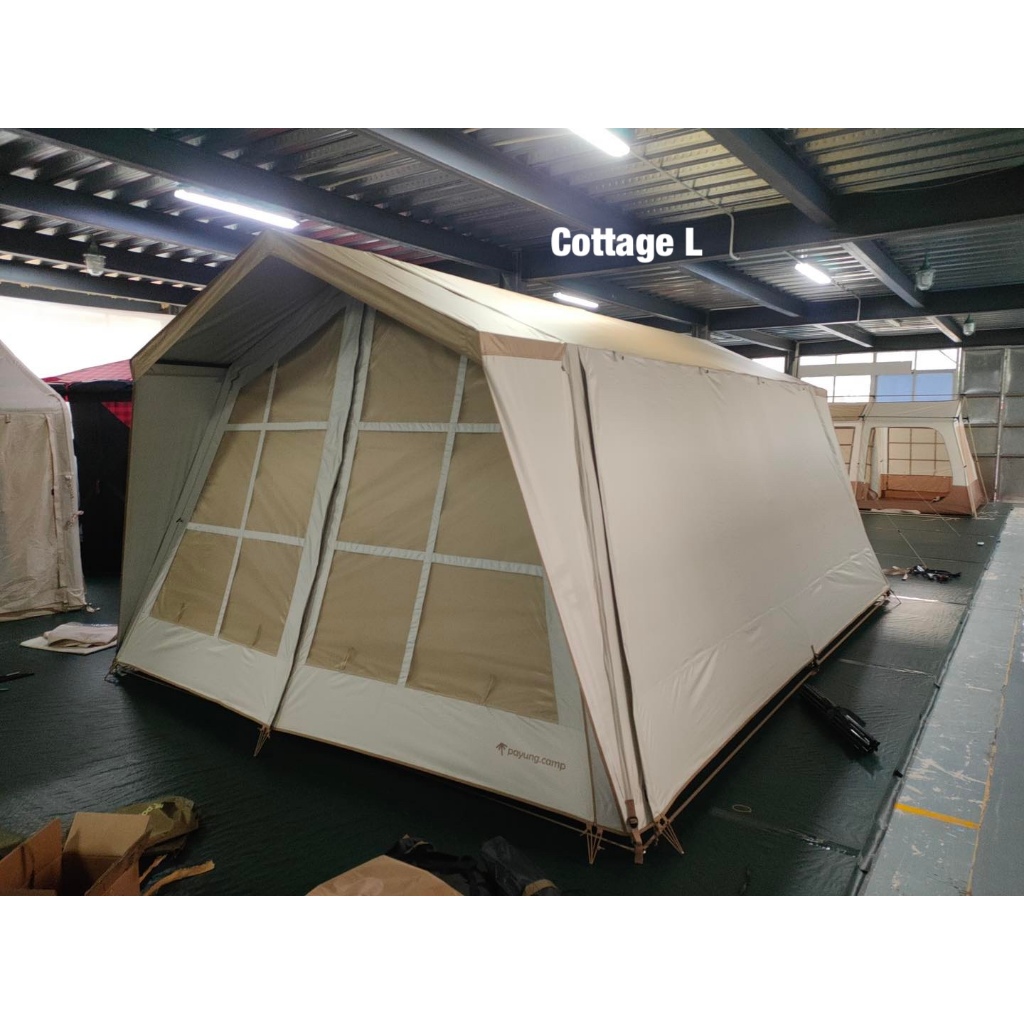 PAYUNG.CAMP Cottage L 4 to 6 person Shelter Camping Tent Khemah Besar ...