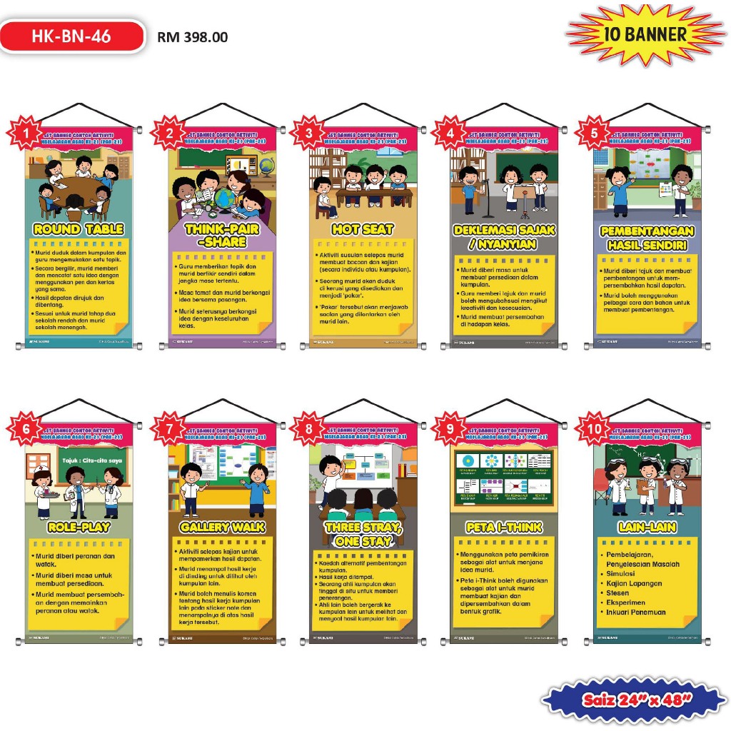 BANNER CONTOH AKTIVITI PEMBELAJARAN ABAD KE-21 (PAK-21) [READY STOCK ...
