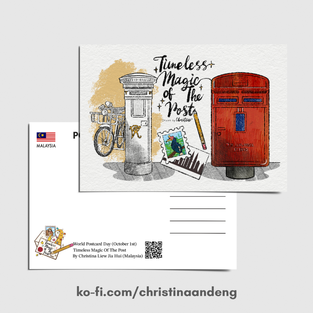 Mailbox postcard of World Postcard Day 2024 Timeless Magic of the Post ...
