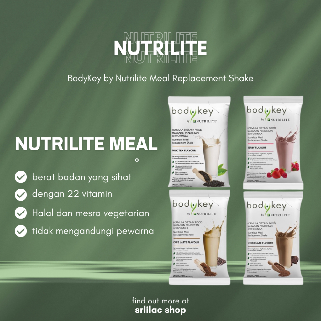 AMWAY !! NUTRILITE - BodyKey By Nutrilite Meal Replacement Shake ...