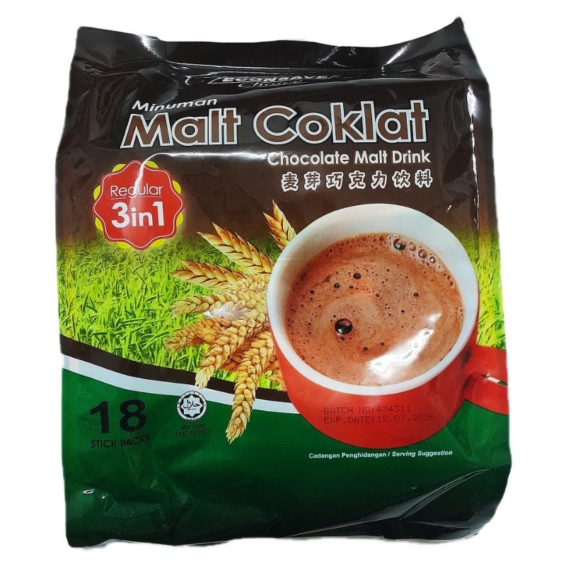 Econsave 3in1 Chocolate Malt Drink 18sX30g | Shopee Malaysia
