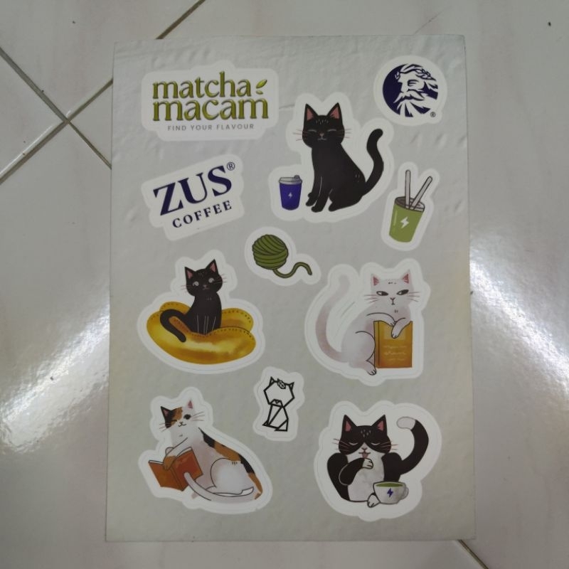 ZUS Sticker - 1 Sheet (size 14.8cm x 21cm) | Shopee Malaysia
