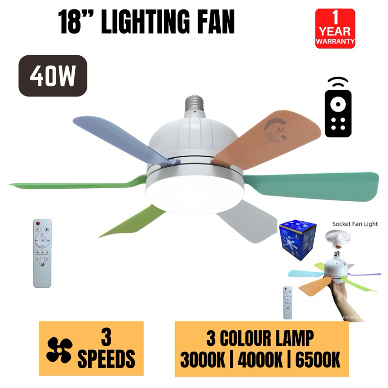 BABY CEILING FAN WITH LED LAMP | E27 FAN | CEILING FAN WITH LED LAMP ...