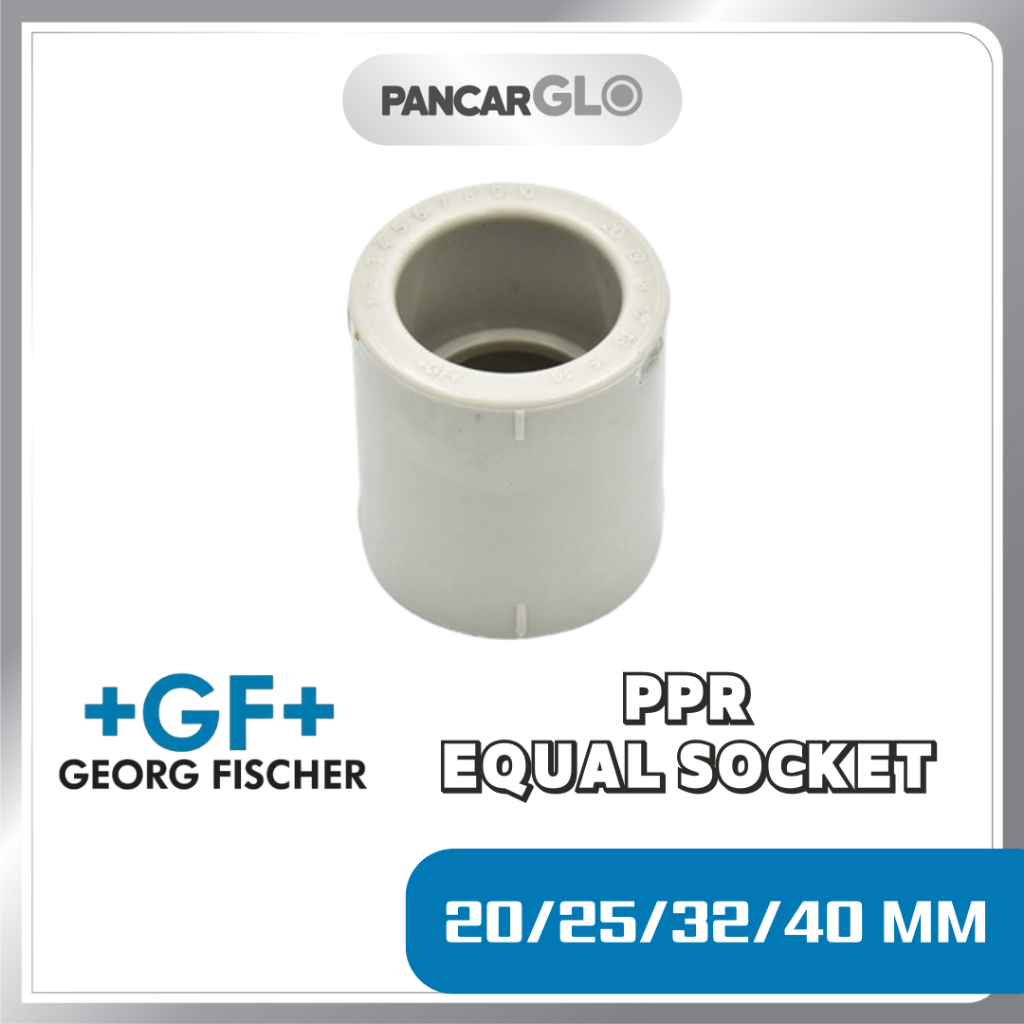 GF PPR Equal Socket 20/25/32/40MM Pipe Fitting (CERTIFIED) | Shopee ...