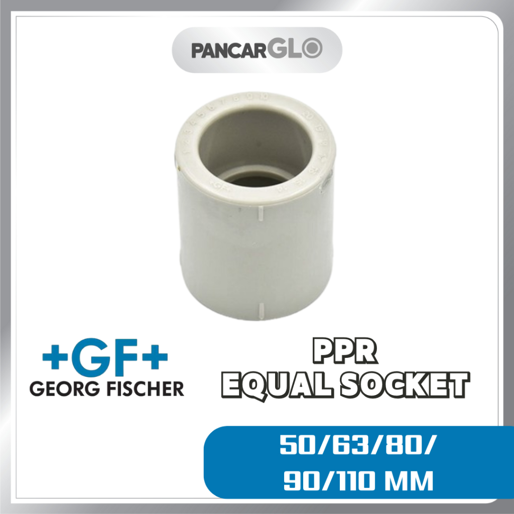 GF PPR Equal Socket 50/63/80/90/110MM Pipe Fitting (CERTIFIED) | Shopee ...