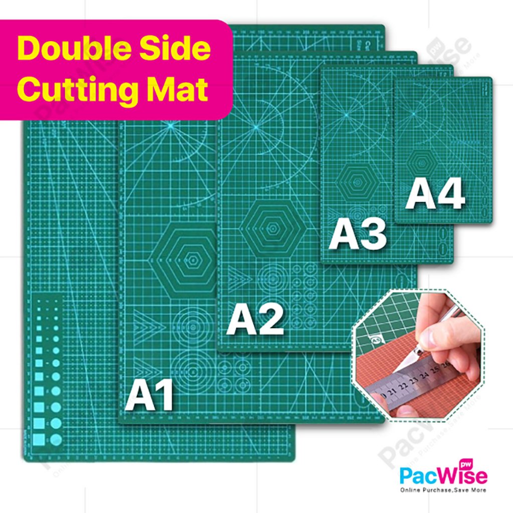 Cutting Mat Grid Non-Slip /A1- A4 Sizes/Mat Potong (1Pc) | Shopee Malaysia