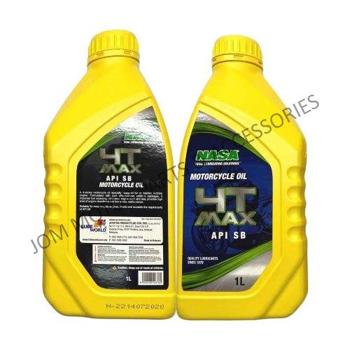 【NASA】4T MAX [API-SB] Motorcycle Engine Oil Minyak Hitam Motor | Shopee ...