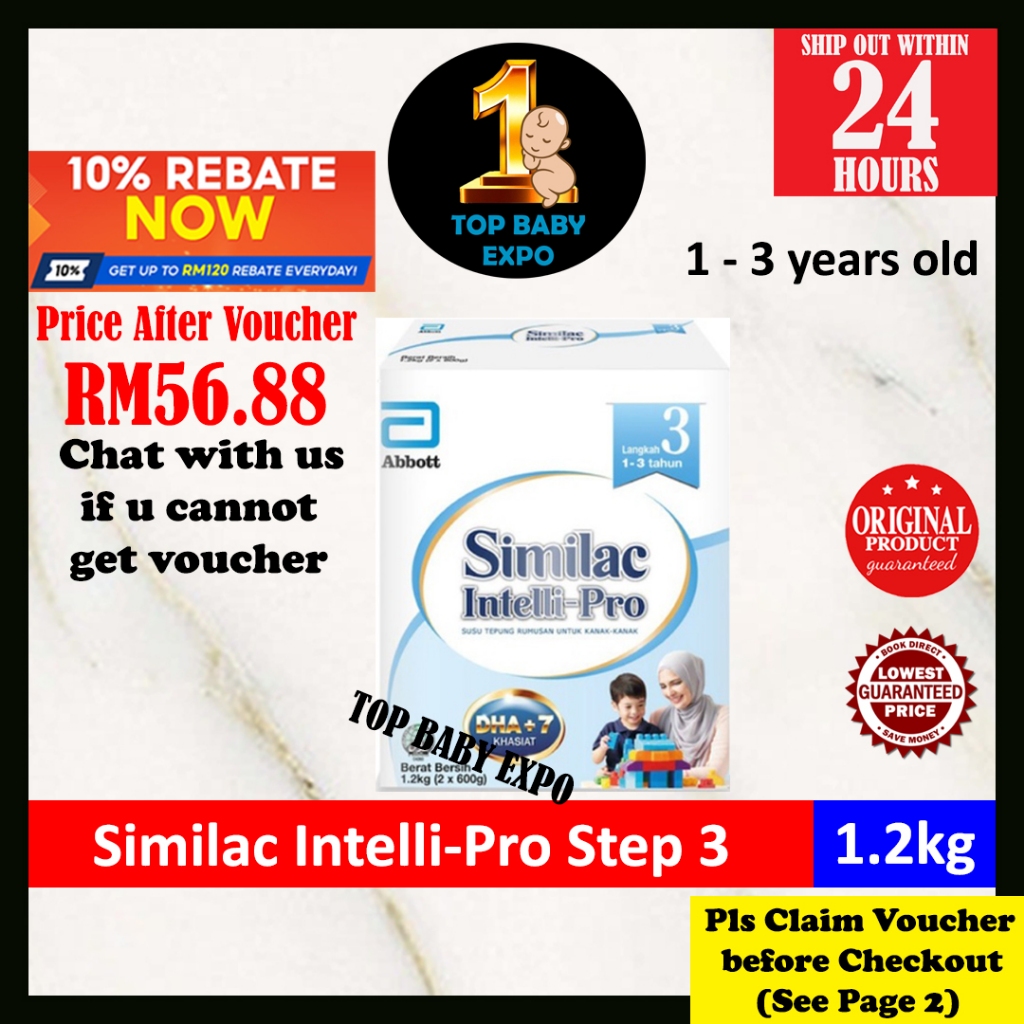 Similac Intelli-Pro Step 3 (1.2kg) Exp: 09/2025 | Shopee Malaysia