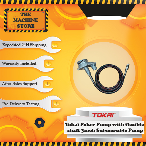 Tokai Poker Pump with flexible shaft 3inch Submersible Pump | Shopee ...