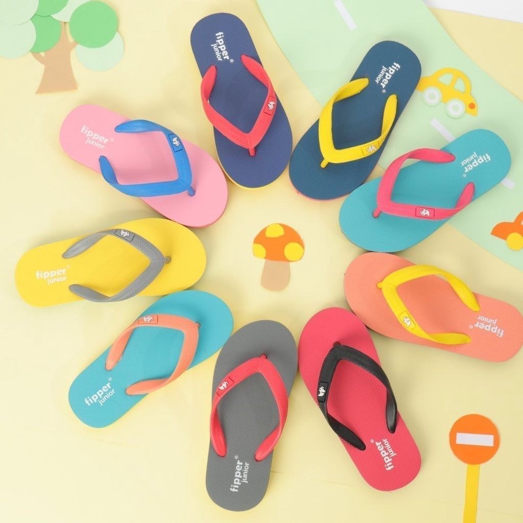 [ORIGINAL!!] Fipper Junior Series For Children Rubber Slipper Comfort ...
