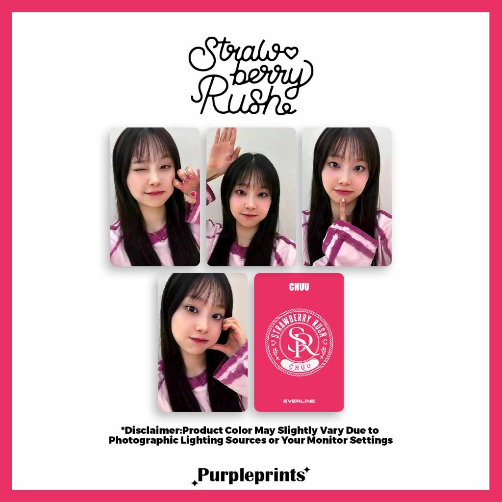 CHUU STRAWBERRY RUSH ERA COLLECTIONS FANMADE LOMOCARDS UNOFFICIAL ...