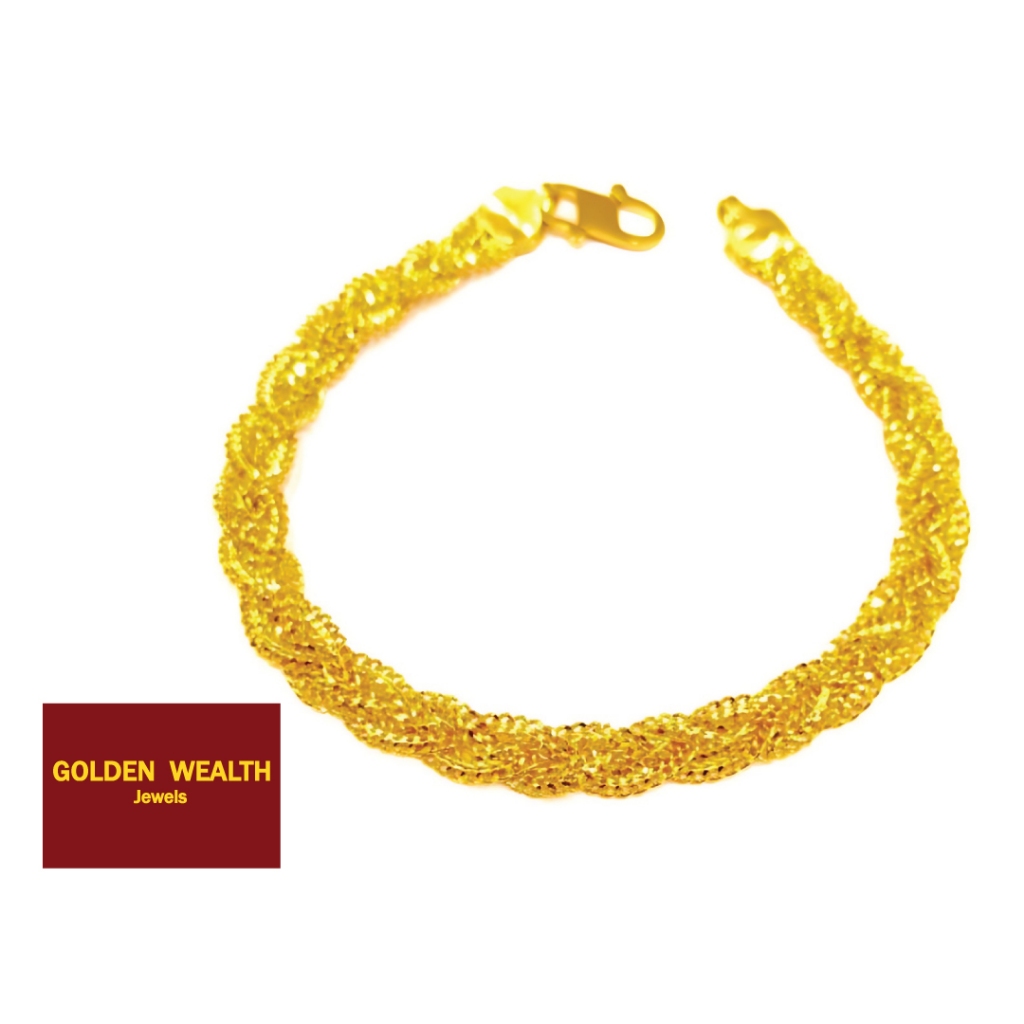 916 Gold Bracelets Series Gelang Tangan Emas 916 | Shopee Malaysia