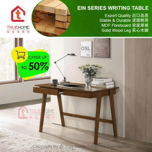 EIN Writing Table/Study Desk/Wooden Writing Table/Meja Belajar Kayu ...