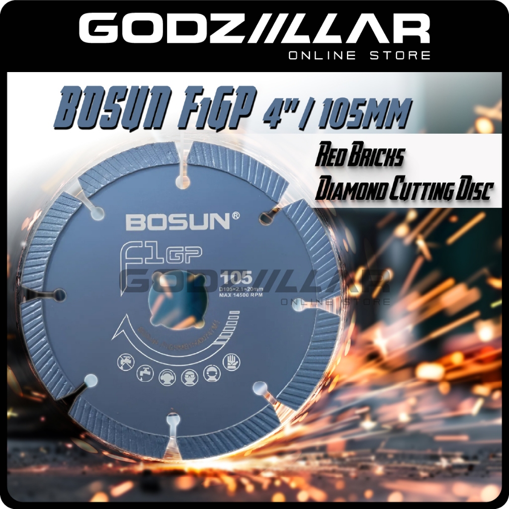 Bosun F1GP Brick Roof Tile Concrete Granite Red Bricks Diamond Cutting ...