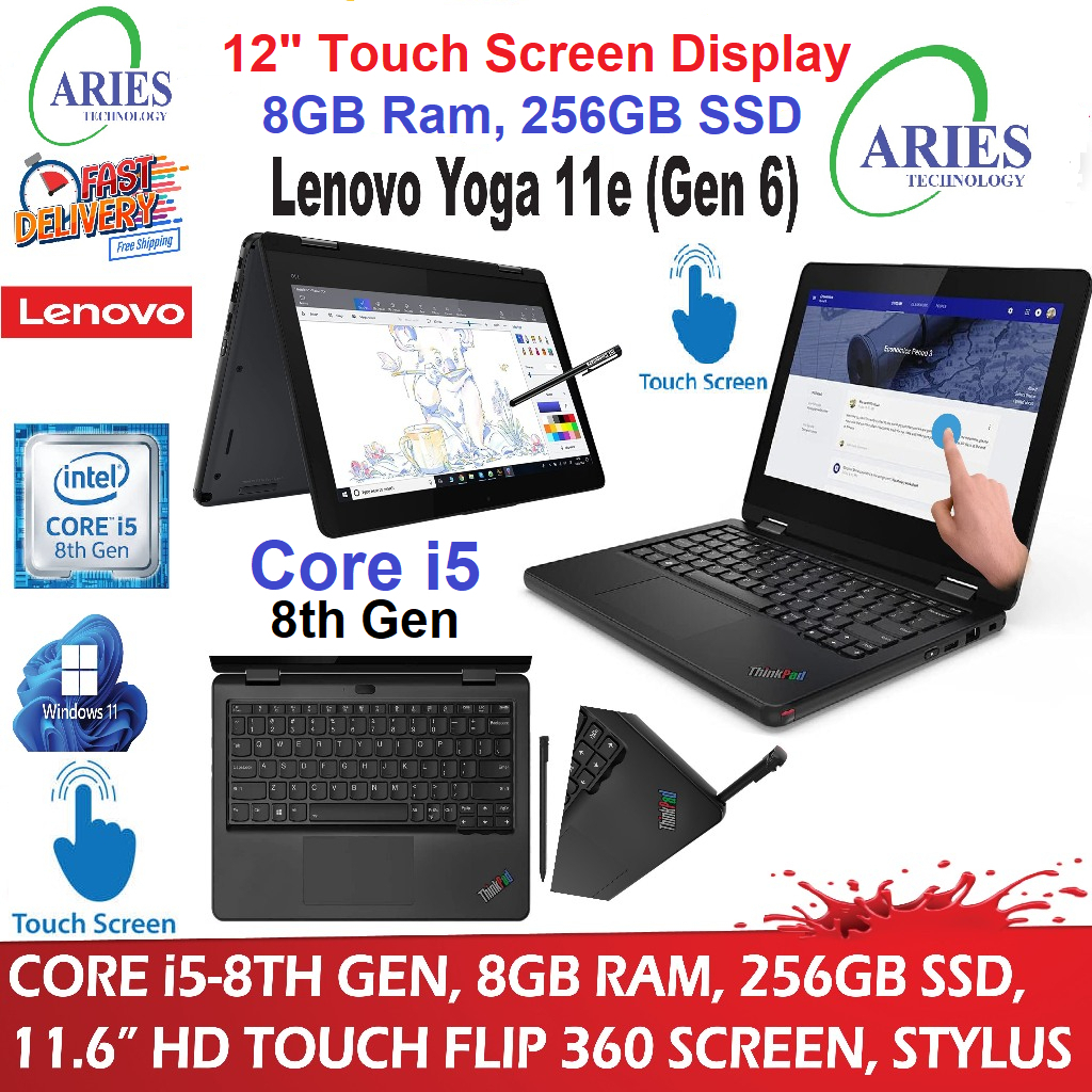Refurbish Touch Screen Laptop X360 2in1 Notebook Lenovo ThinkPad ...