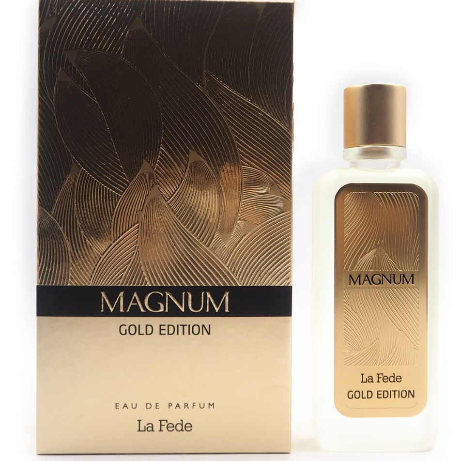 La Fede Magnum GOLD EDITION 100ml EDP,, MEN Natural Spray By Khadlaj ...