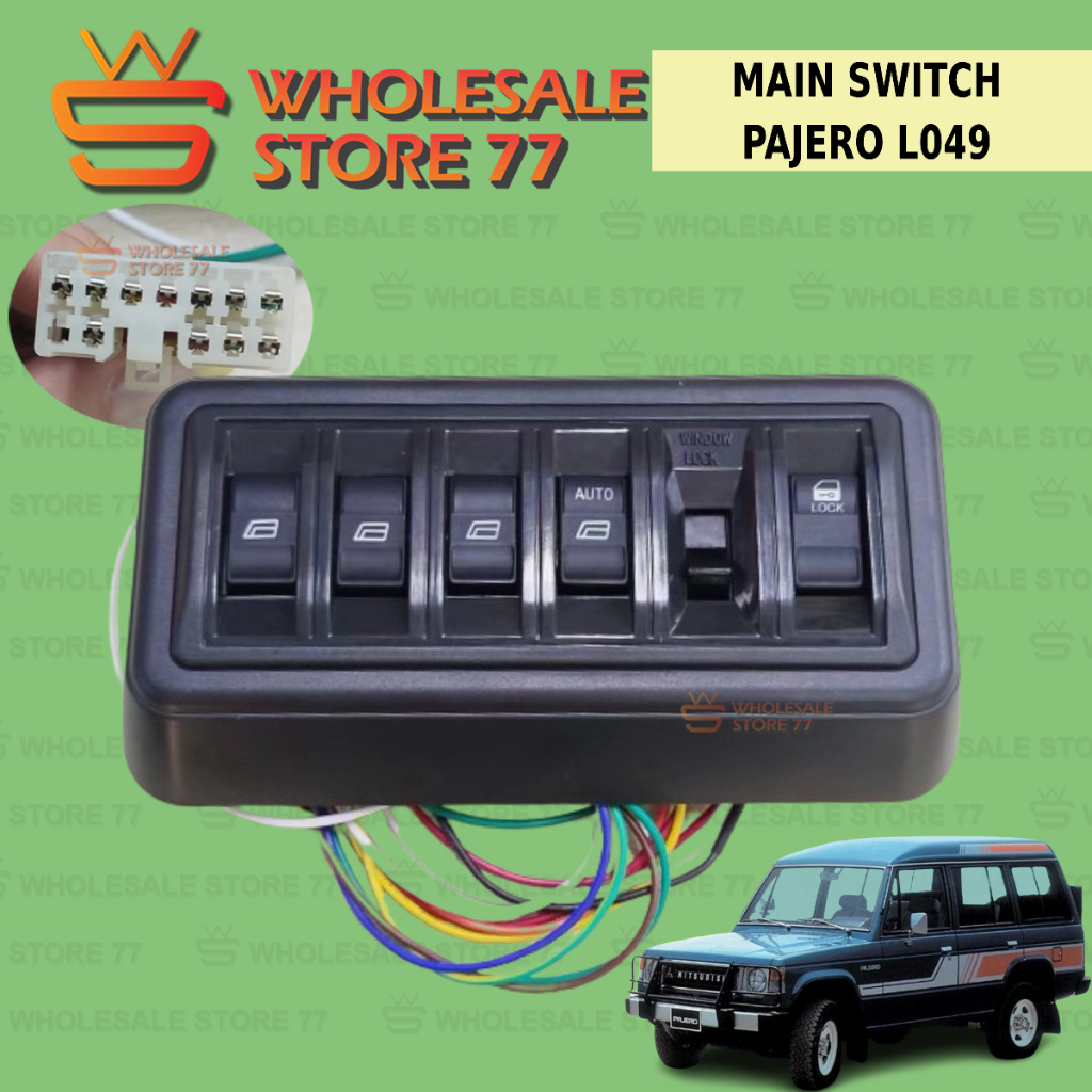 READY STOCK | MITSUBISHI PAJERO L047 L049 V32 V33 POWER WINDOW MAIN ...