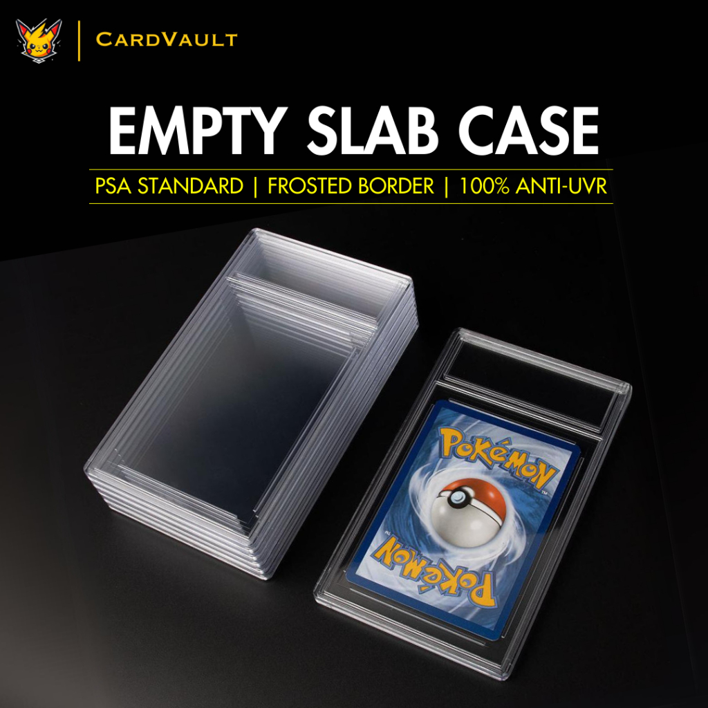 Empty Graded Card Holder - PSA Style Slab for Pokemon TCG Trading ...