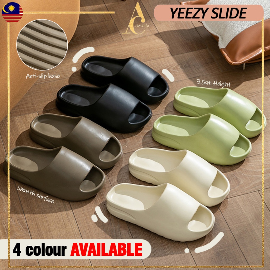 [Premium] Yeezy Slide Kanye Men's and Women's Casual Slippers Indoor ...
