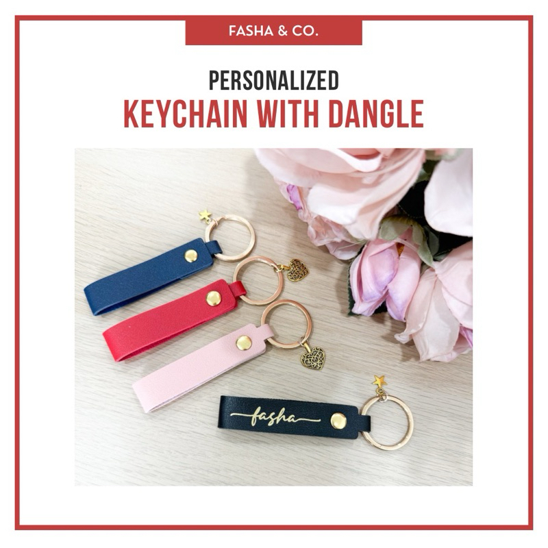 Custom Made Keychain with Name (FREE Dangle) | Shopee Malaysia