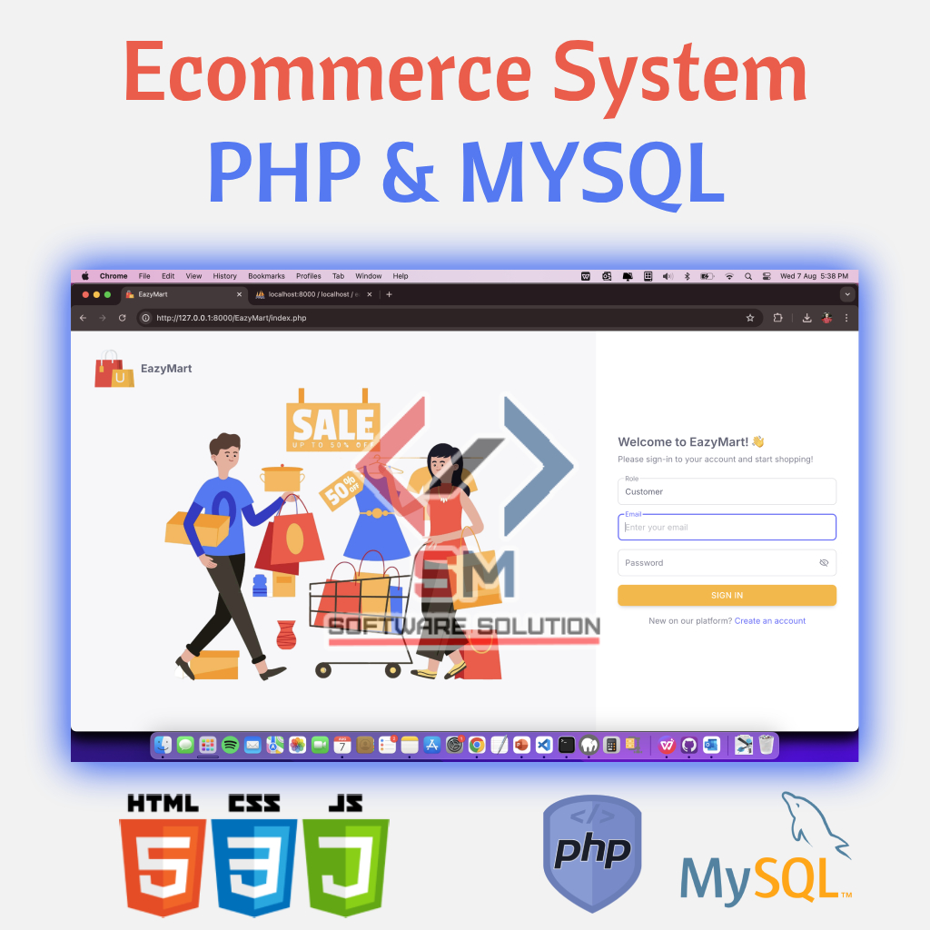 Ecommerce System PHP & MYSQL (FYP) | Shopee Malaysia