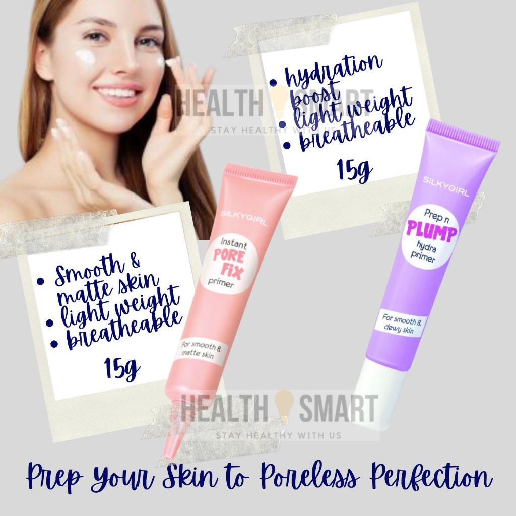 Silkygirl Instant Pore Fix Primer 15g/ 15gx2 Free Gift | Shopee Malaysia