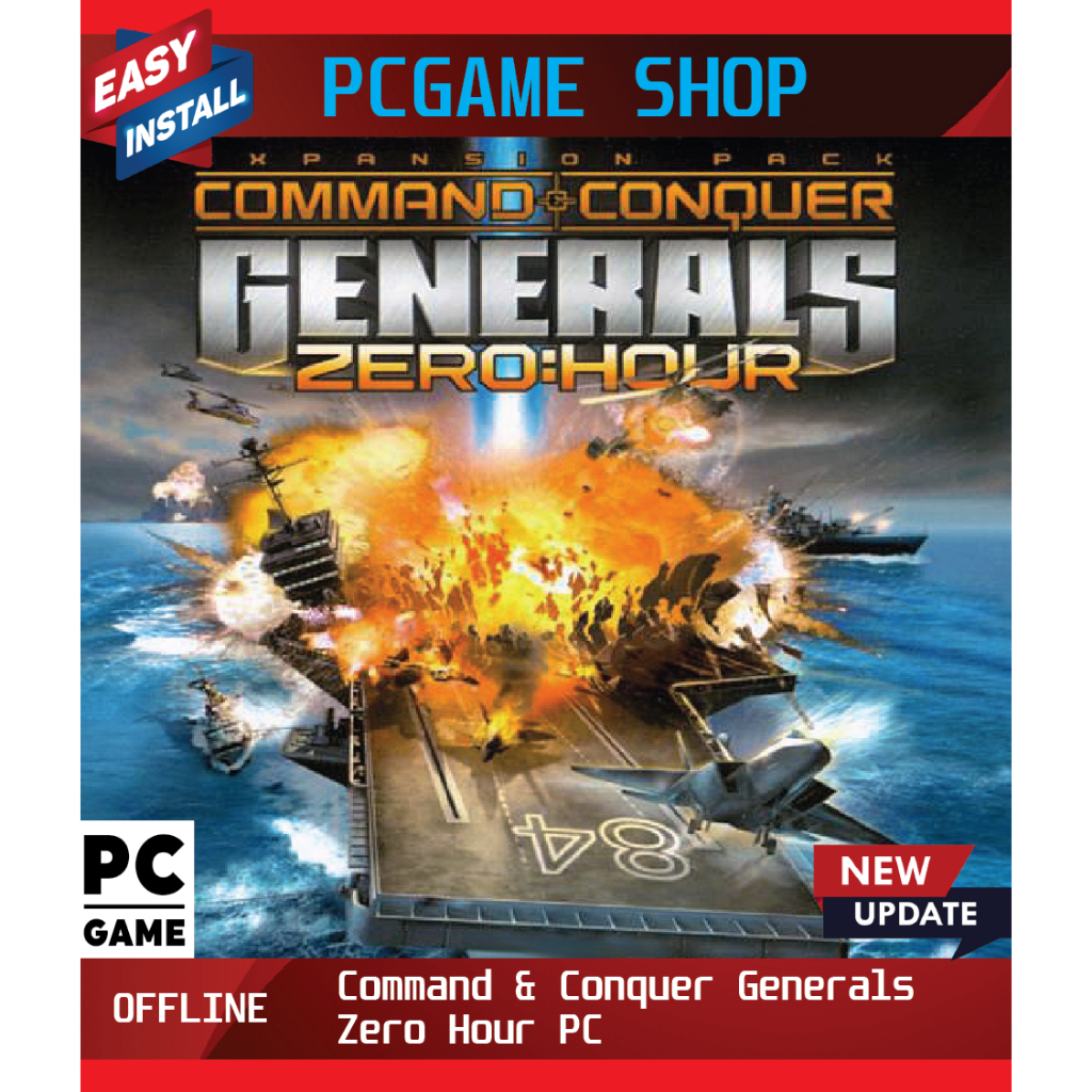 【Update 2024】Command & Conquer Generals Zero Hour PC | PC Game | Full Game | PC Offline | Shopee ...