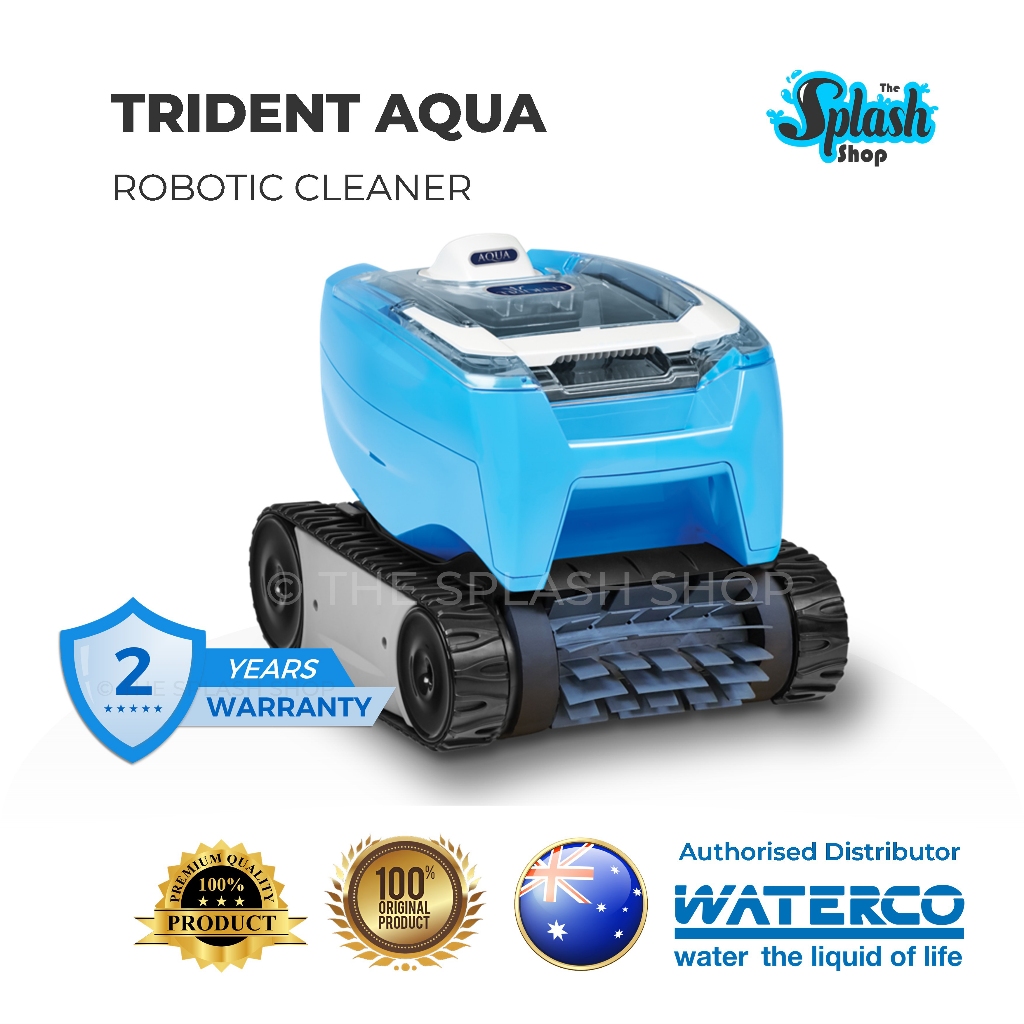 𝐏𝐎𝐎𝐋 𝐑𝐎𝐁𝐎𝐓𝐈𝐂 𝐂𝐋𝐄𝐀𝐍𝐄𝐑 - Trident AQUA Robotic Pool Cleaner : WATERCO TOP ...