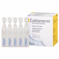 Cationorm Ophthalmic Emulsion Eye Drops 0.4ml x 5's vials | Shopee Malaysia