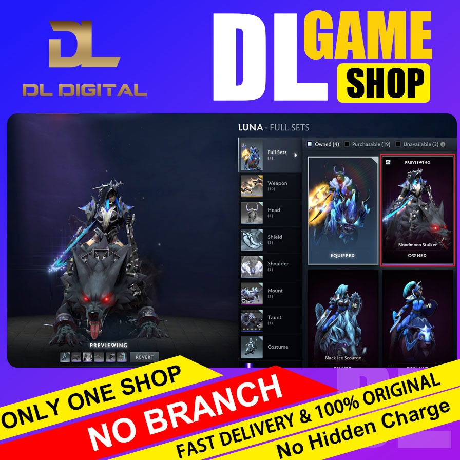 [ Dota 2] Bloodmoon Stalker Luna🔥 Crownfall 2024 collectors Cache🔥 ...