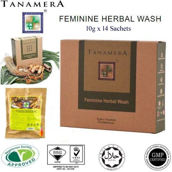 Tanamera Feminine Herbal Wash Tangas Herba ( 10g x 14 sachet ) | Shopee ...