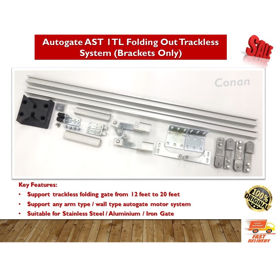 Autogate AST 1TL Folding Out Trackless System (Autogate Trackless ...