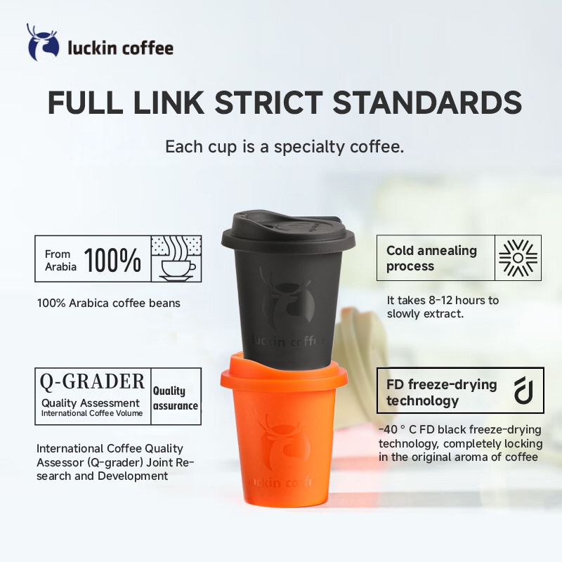 Luckin Coffee Freeze Dried Instant Coffee Vitality Capsule (2g x 3 Cups ...