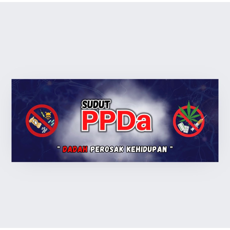 Banner Sudut PPDa Anti Dadah Saiz 5x2 sqft | Shopee Malaysia